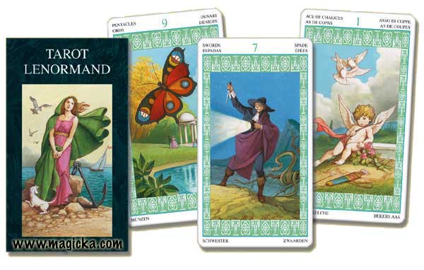 Tarot Jeu de Mlle Lenormand 3 € - Oracle Mystique Lenormand Suisse
